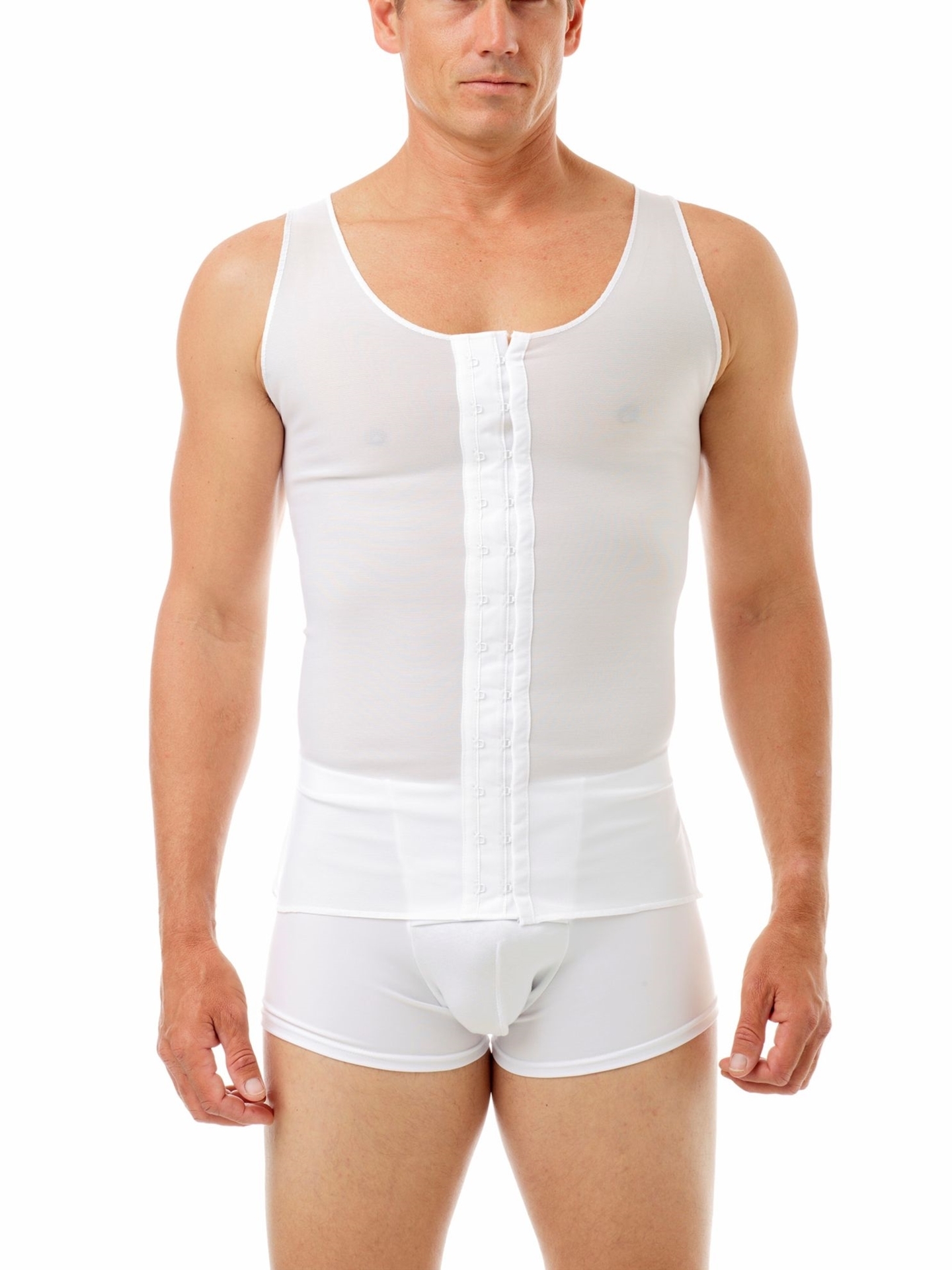 Men s Gynecomastia Compression Vest Made In The USA Underworks