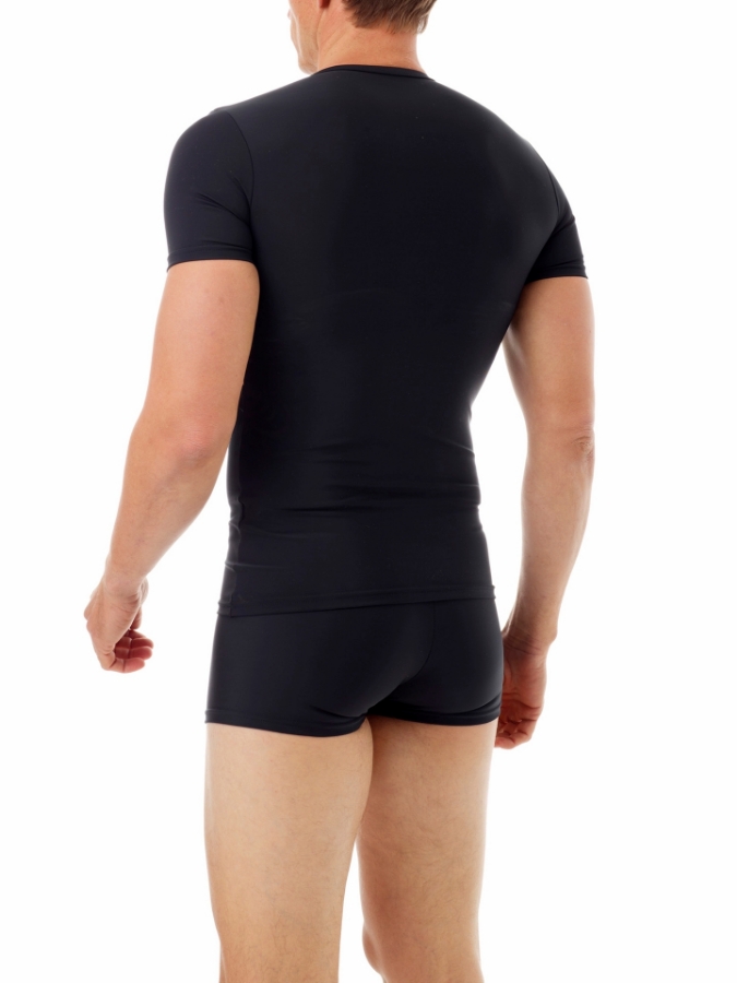 Microfiber Concealer Crew. Men Compression Shirts, Girdles, Chest ...